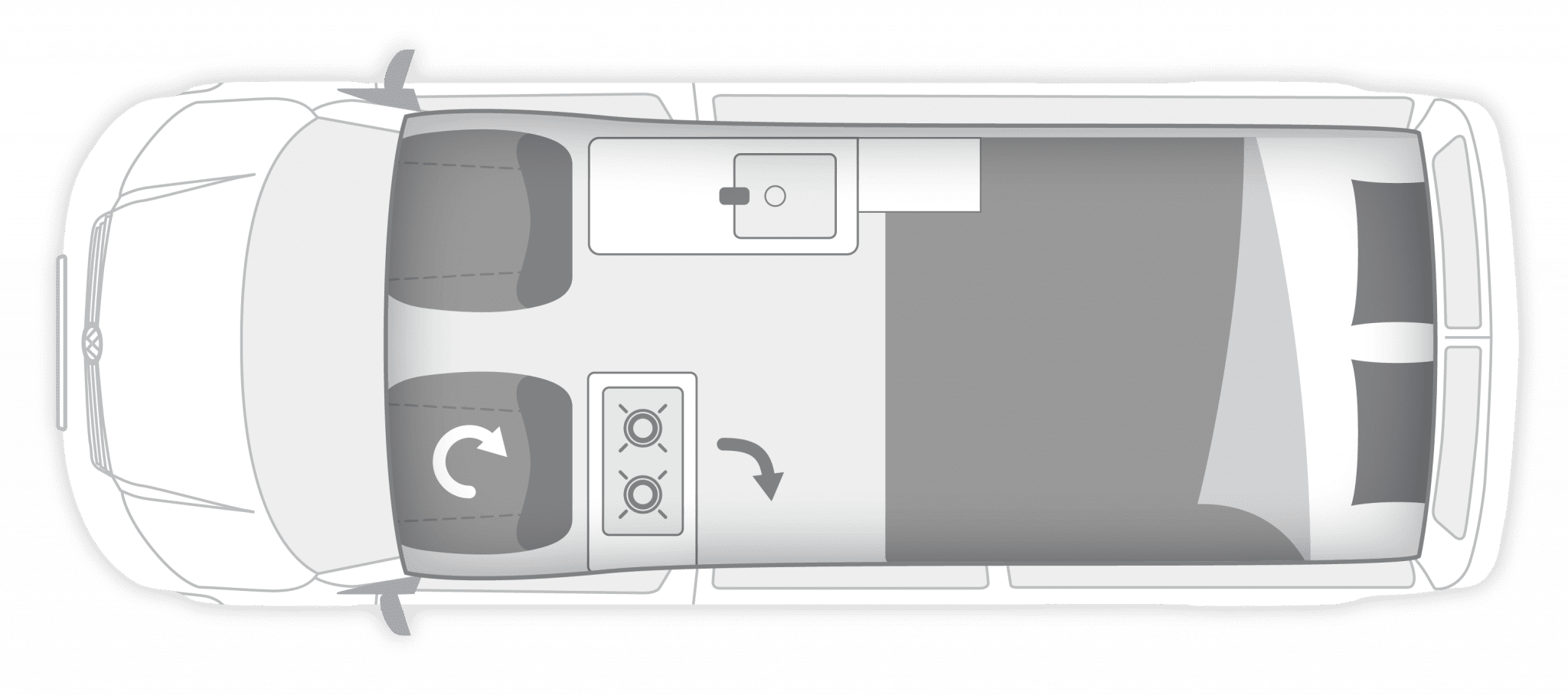 VW T6.1 Transporter Campervan - Frontline Campervan Conversions