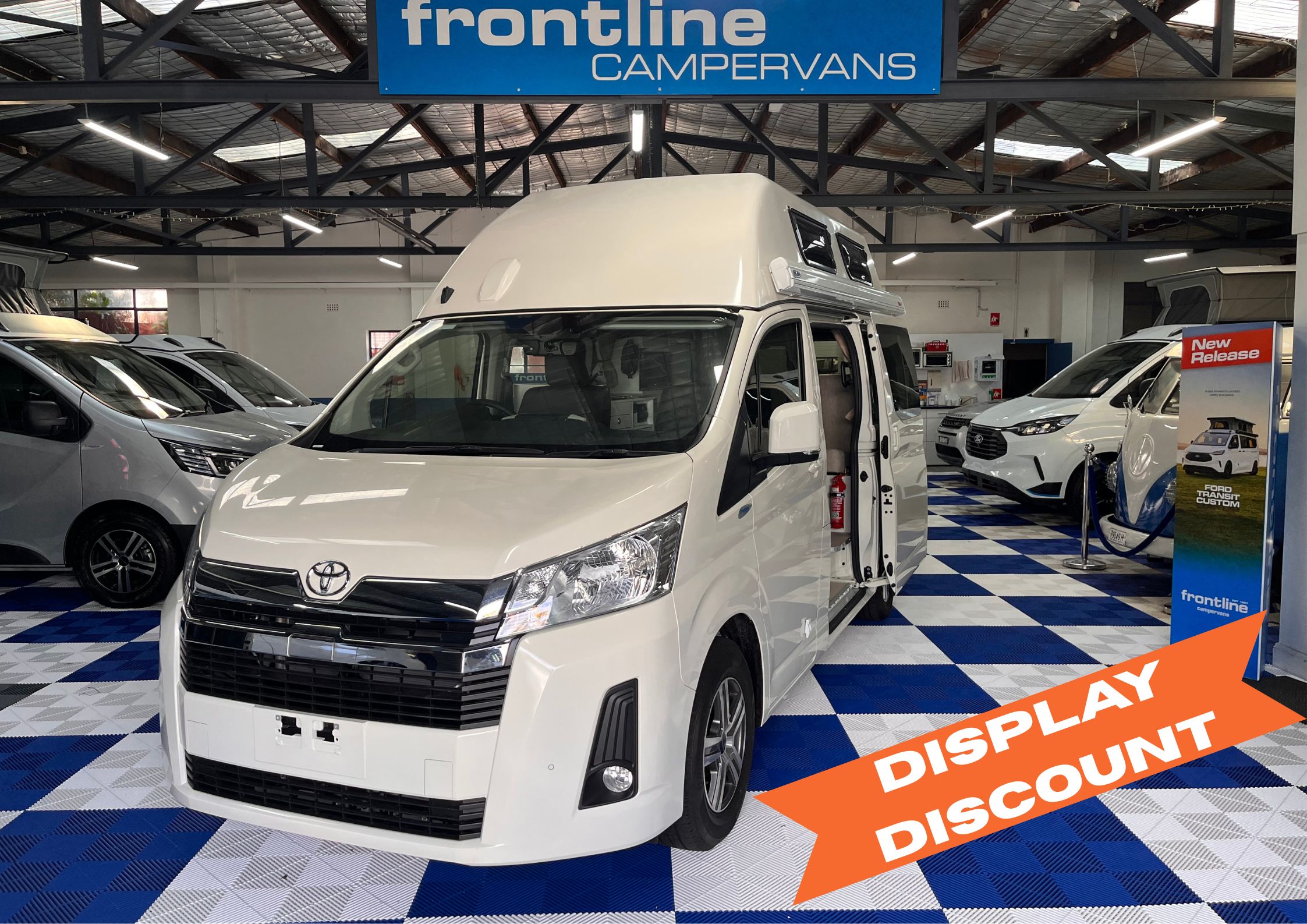 Toyota Hiace GL Hi-Top - Frontline Camper Conversions Pty Ltd